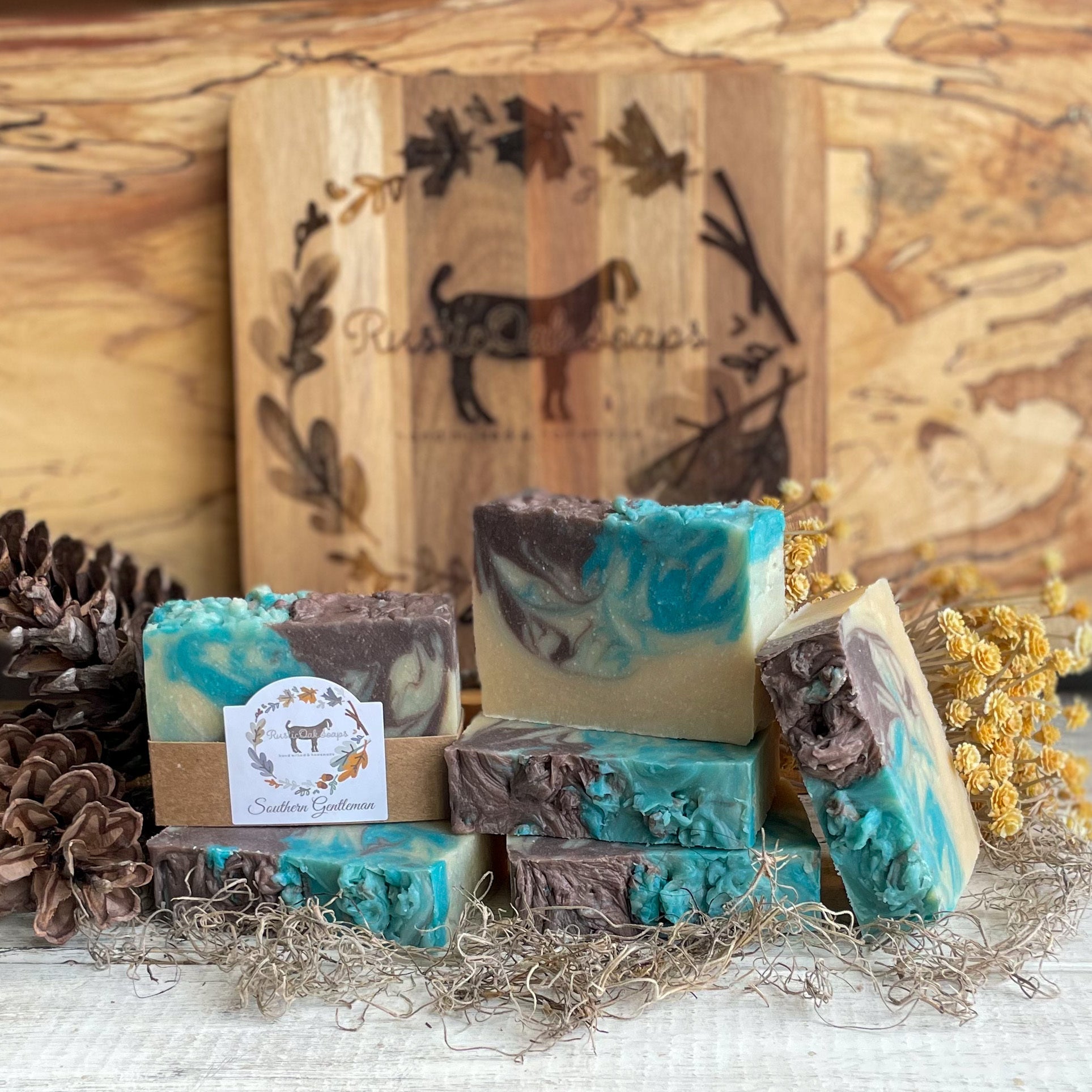 Southern Gentleman Goat Milk Soap | Rustic Oak Soaps